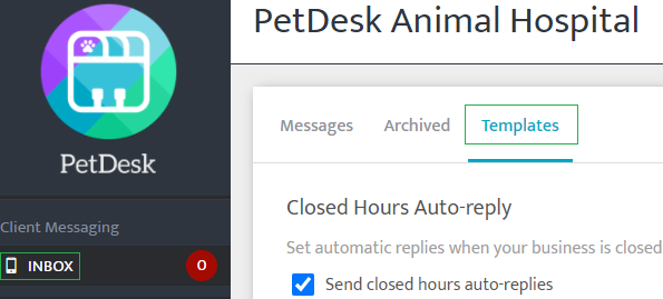 Creating & Editing Two-Way Texting Templates – PetDesk Communication ... Creating & Editing Two-Way Texting Templates – PetDesk Communication ...
